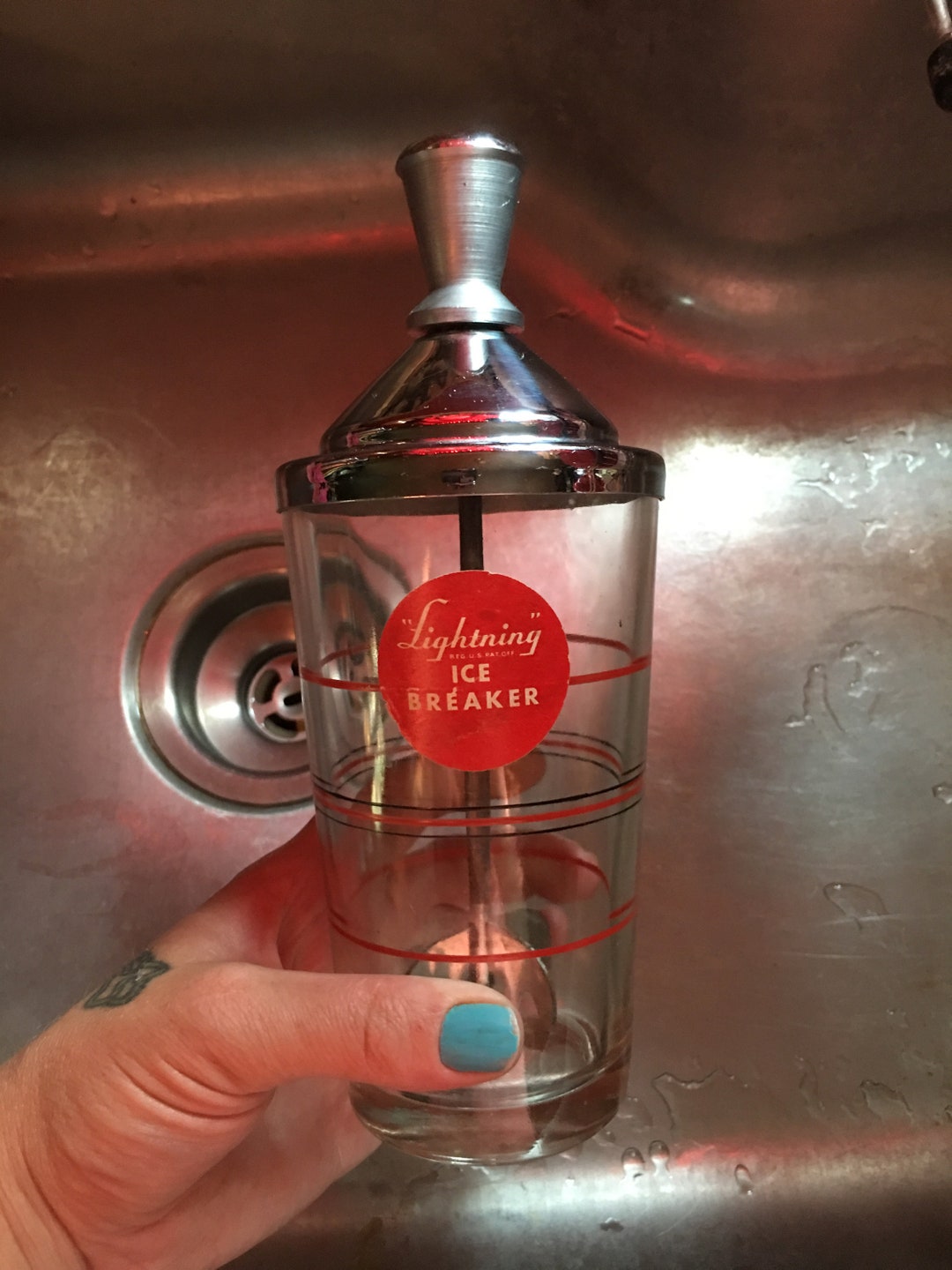 Vintage Ice Breaker, Cocktail Mixer - Etsy