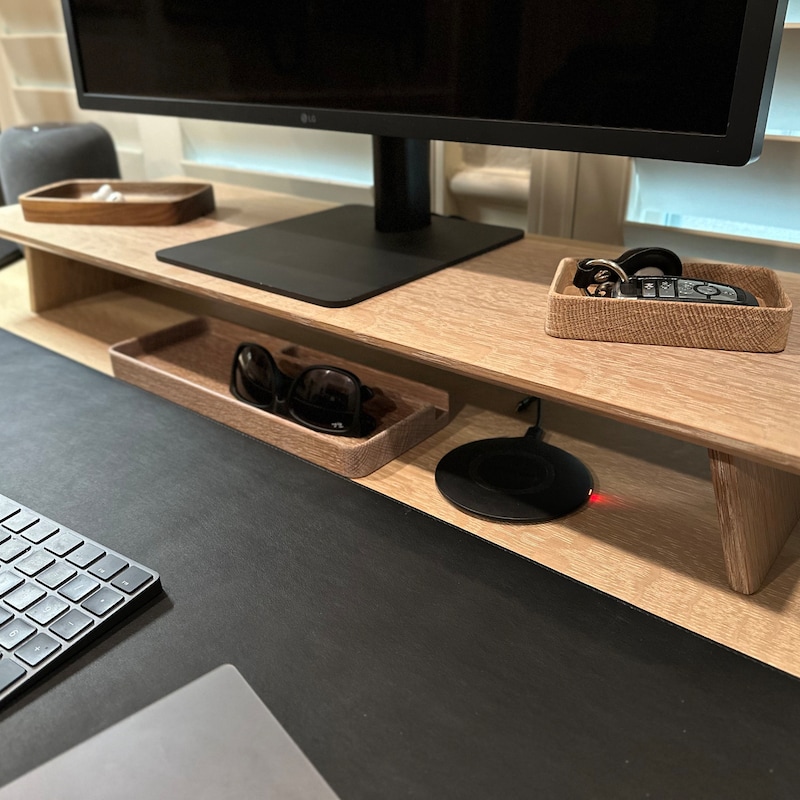 Walnut Monitor Stand - Etsy