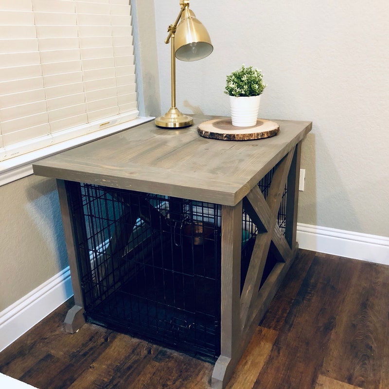 Dog Crate End Table - Etsy