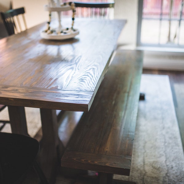 Farm Table and Bench - Etsy