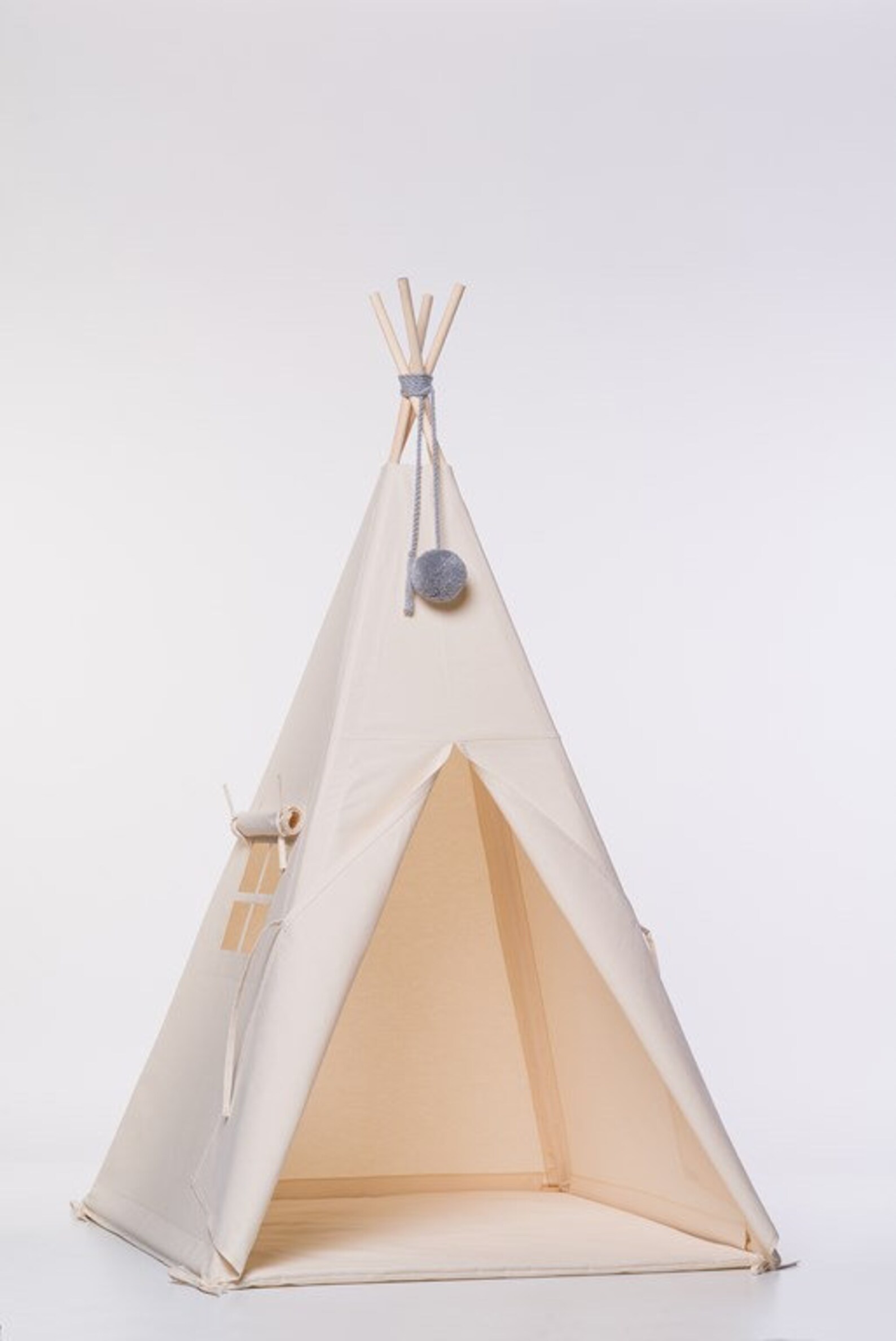 Tipi Teepee Plain Natural Tipi tent for kids Tipi enfant | Etsy