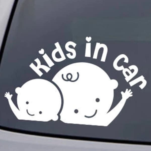 Car Sticker Kids on Board - Etsy