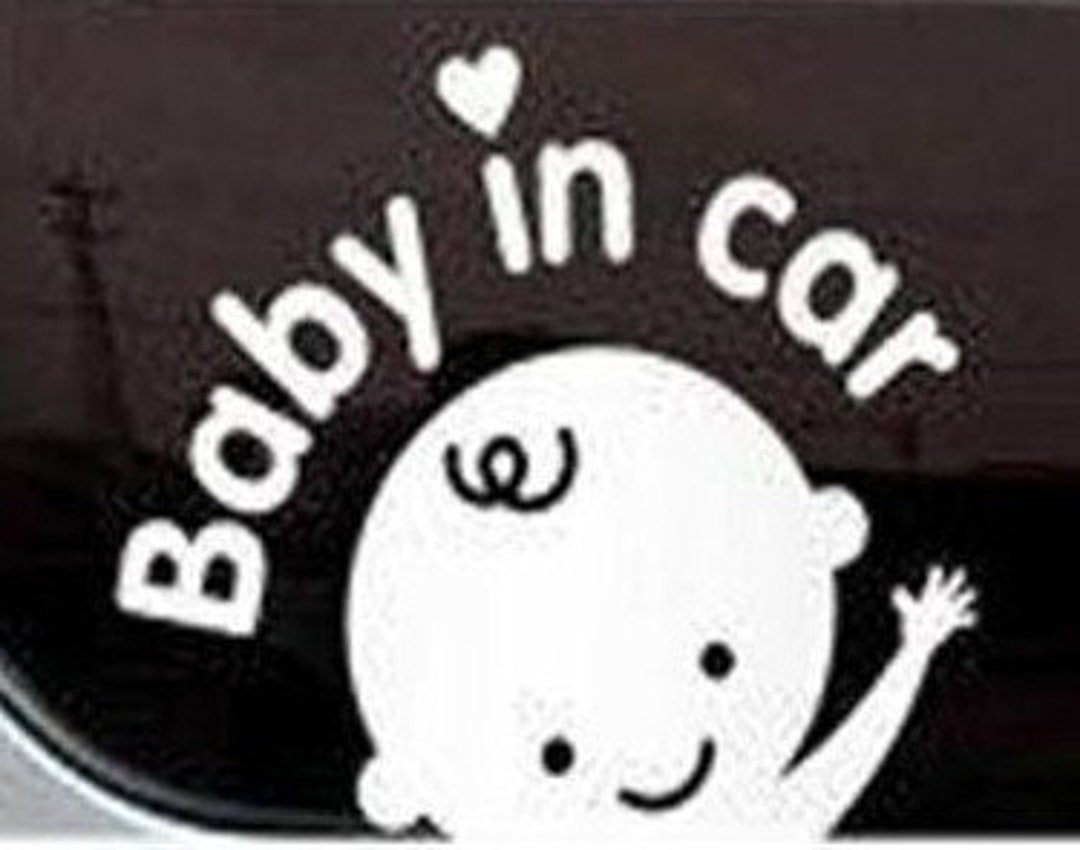 Baby on Board Decal, Baby in Car Sticker, Baby on Board Car Decal, Cute ...