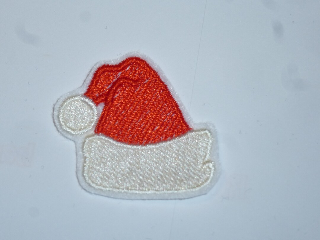 Santa Claus Hat Santa Claus Christmas Iron-on Patch Approx. 4 X 3.5 Cm ...