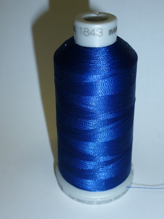 1843 Madeira embroidery thread Polyneon 40 Orient Blue | Etsy