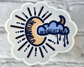 Midnight Rain Sticker - Etsy