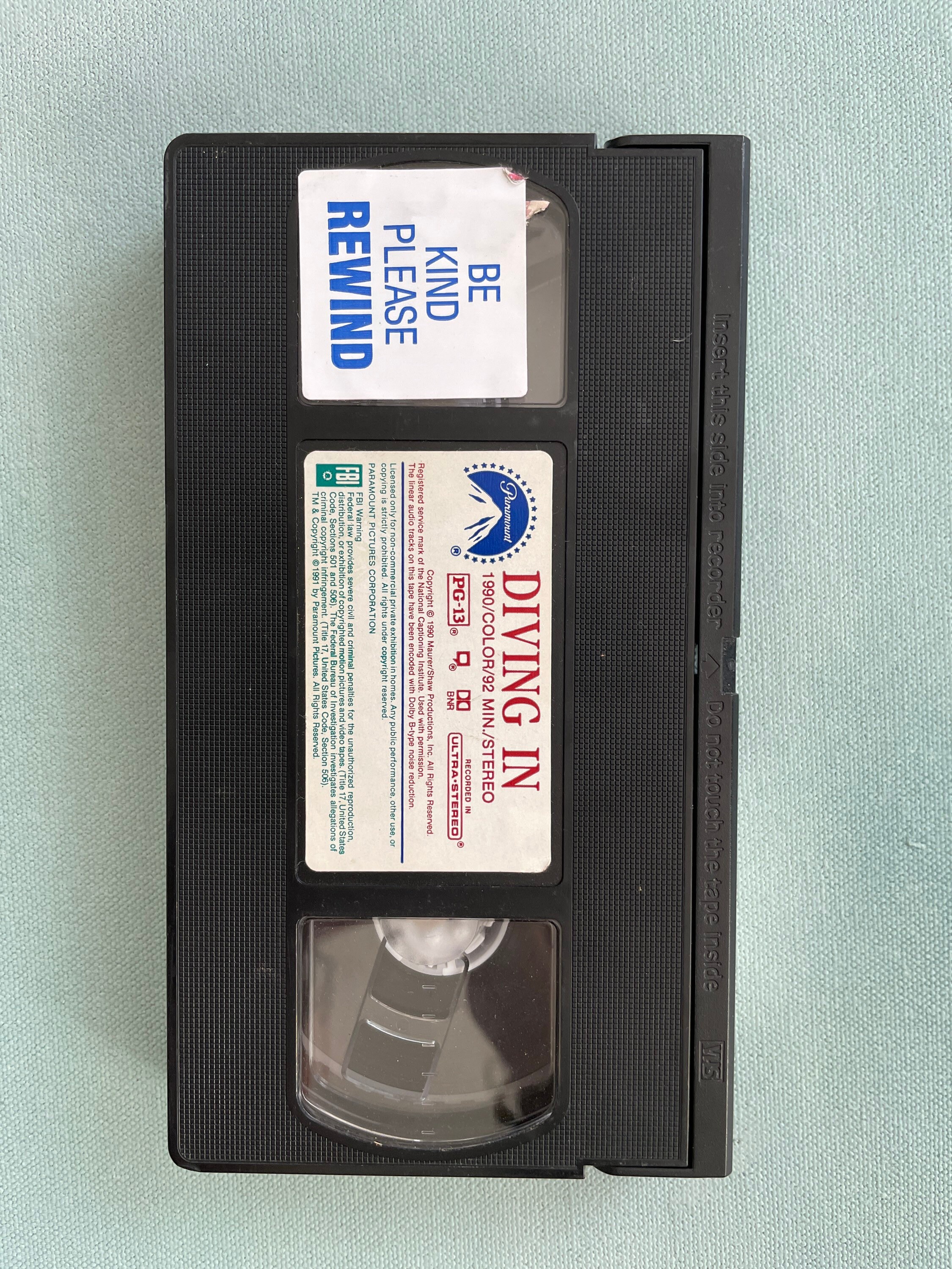 Diving in VHS Movie 1991 Kristy Swanson - Etsy