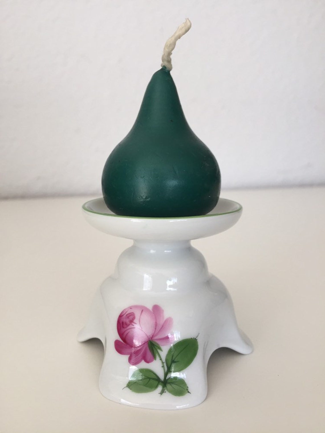 Augarten Vienna Viennese Rose Wiener Rose Ceramic Candle | Etsy