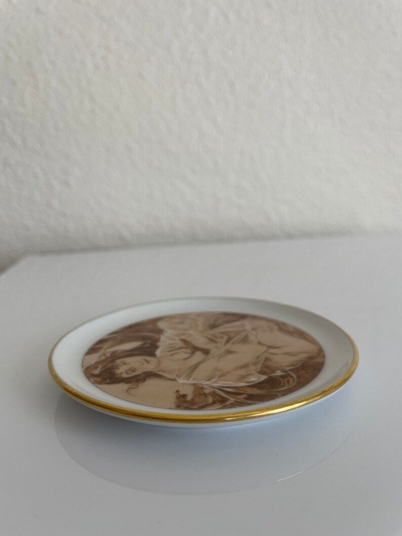 Hutschenreuther Alfons Mucha October Collection Plate Coaster - Etsy