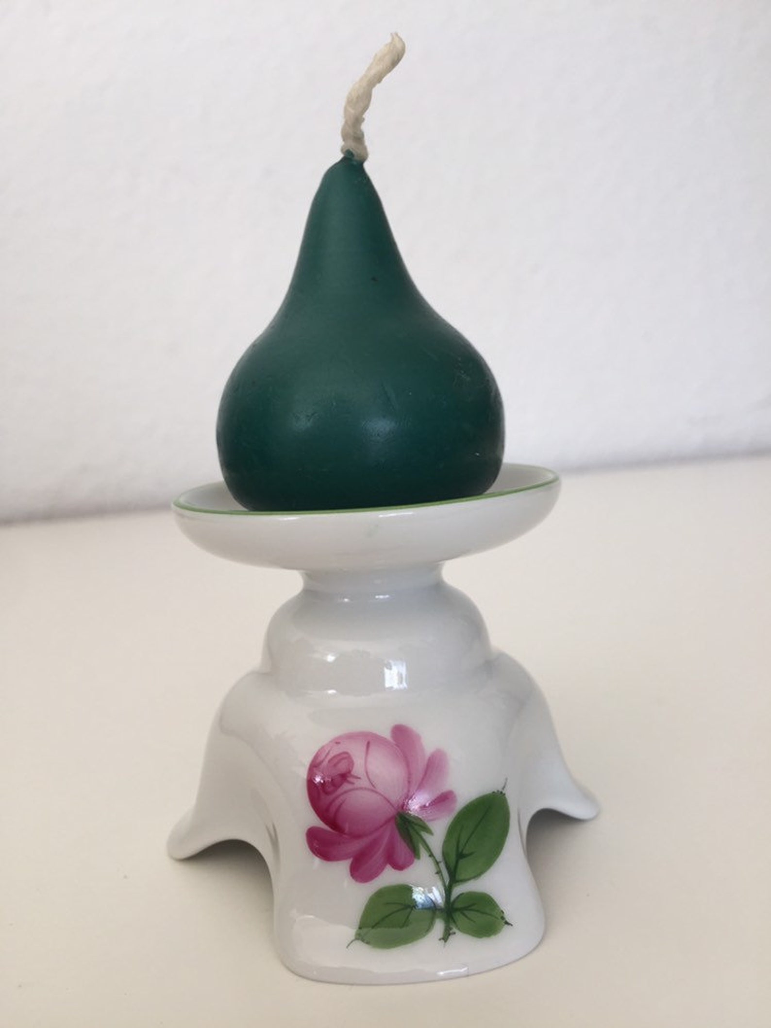 Augarten Vienna Viennese Rose Wiener Rose Ceramic Candle | Etsy