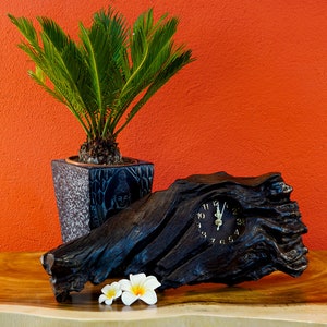 Teak Root Wood Grandfather Clock 43 Cm Wood Clock Small Clock Made of ...