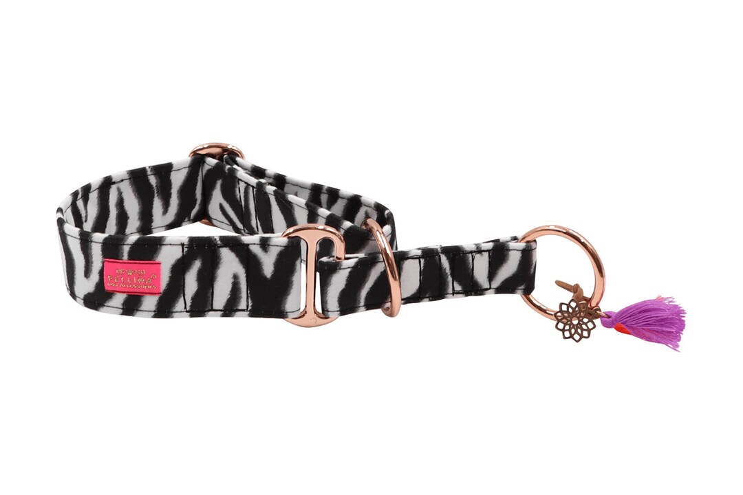Choke Collar/animal Zebra/ Animal Print Style Made of Cotton - Etsy