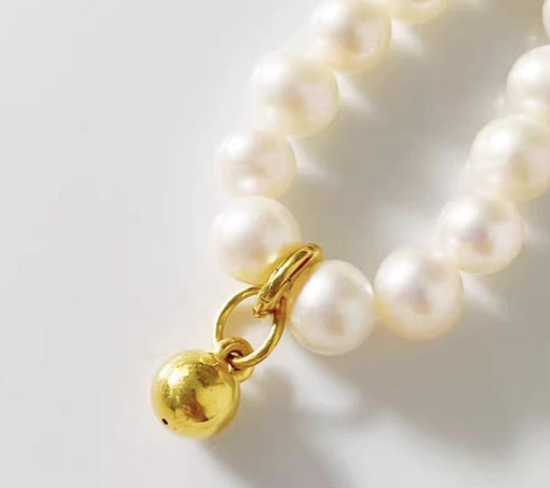 18K Solid Gold YG WG Connector Bail-pendant Bail Clasp Round Circle ...