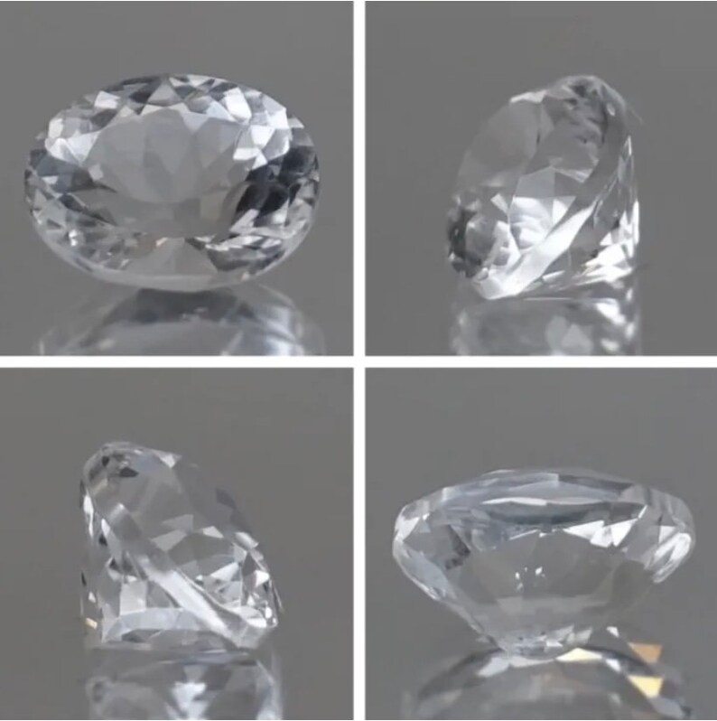 Japanese Crystal, Power Natural Stone From Ishikawa-prefecture Oval Cut ...