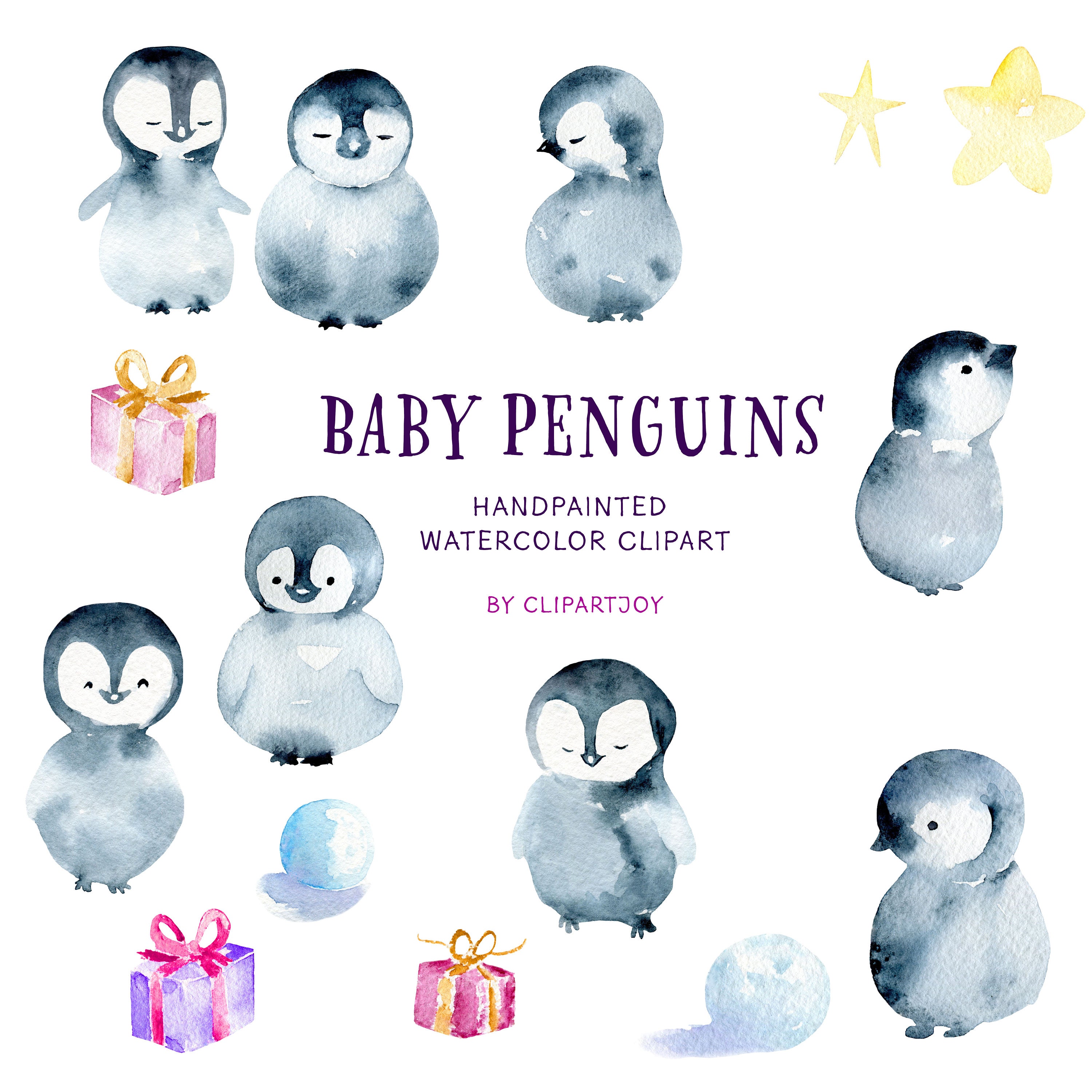 Penguin Huddle Clipart