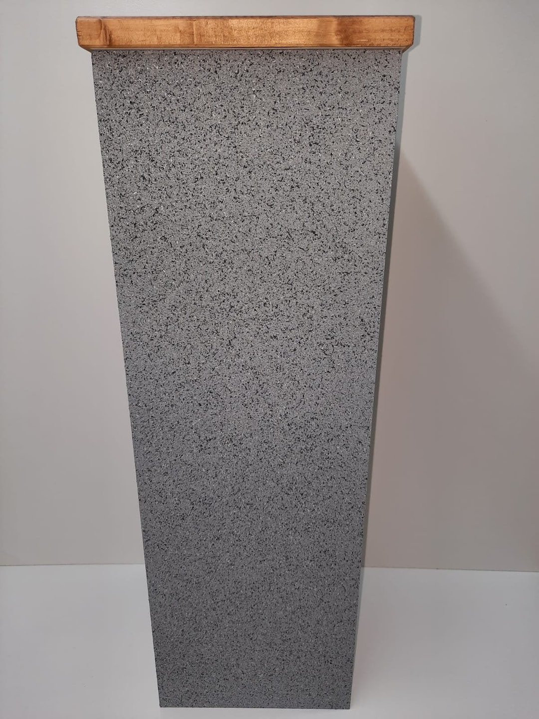 Decorative Column Grey Granite With Wood Look Column - Etsy