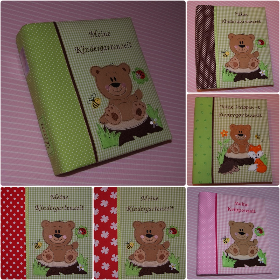 Folder Cover Kindergarten Fabric Kindergarten Folder With Name Folder ...