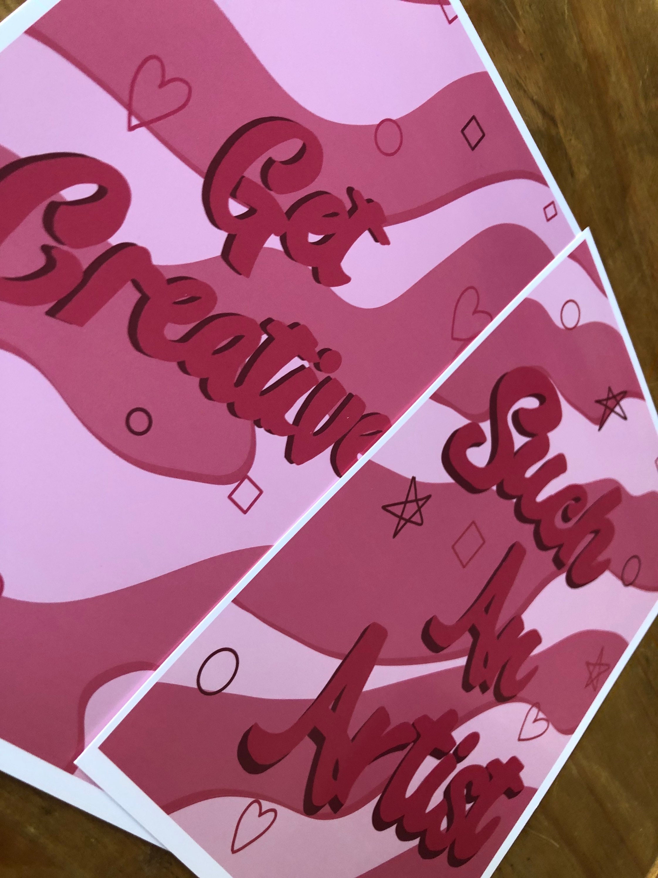 2pcs Get Creative and Such and Artist Inspiration Creativity Wall Art ...