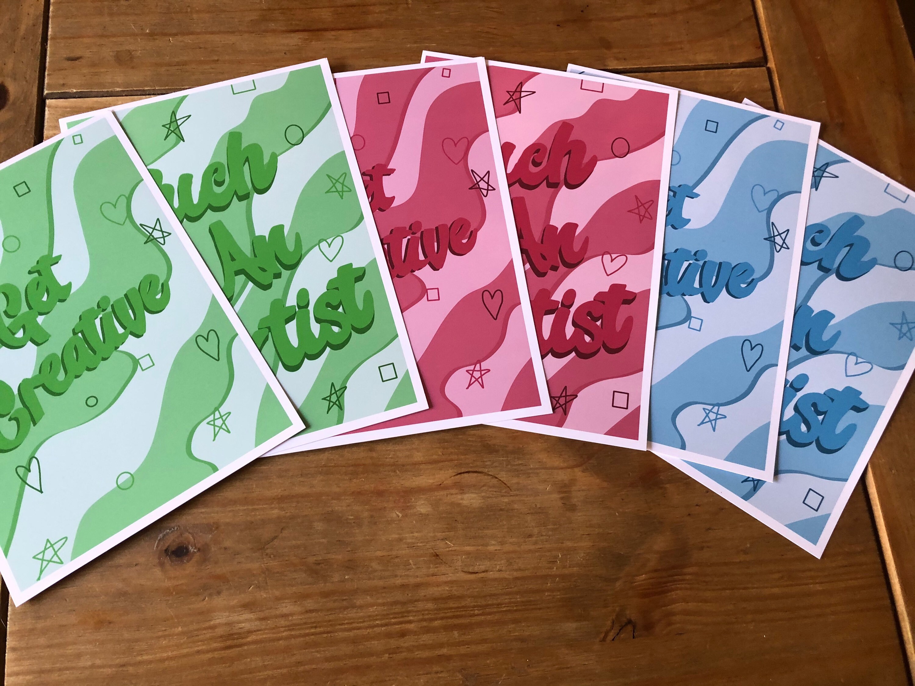 2pcs Get Creative and Such and Artist Inspiration Creativity Wall Art ...