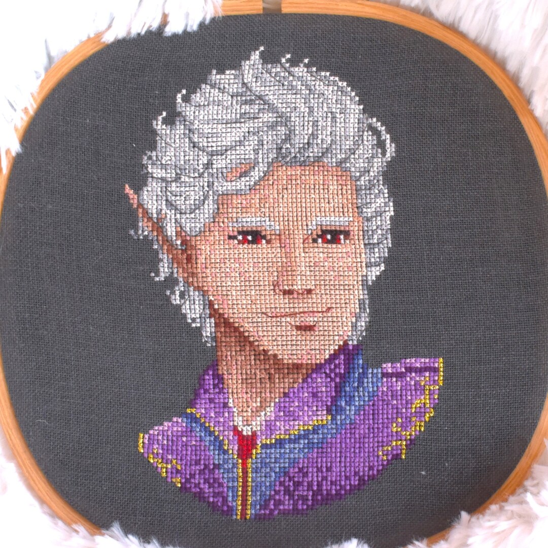 Astarion Baldur's Gate 3 Cross Stitch PDF Pattern - Etsy