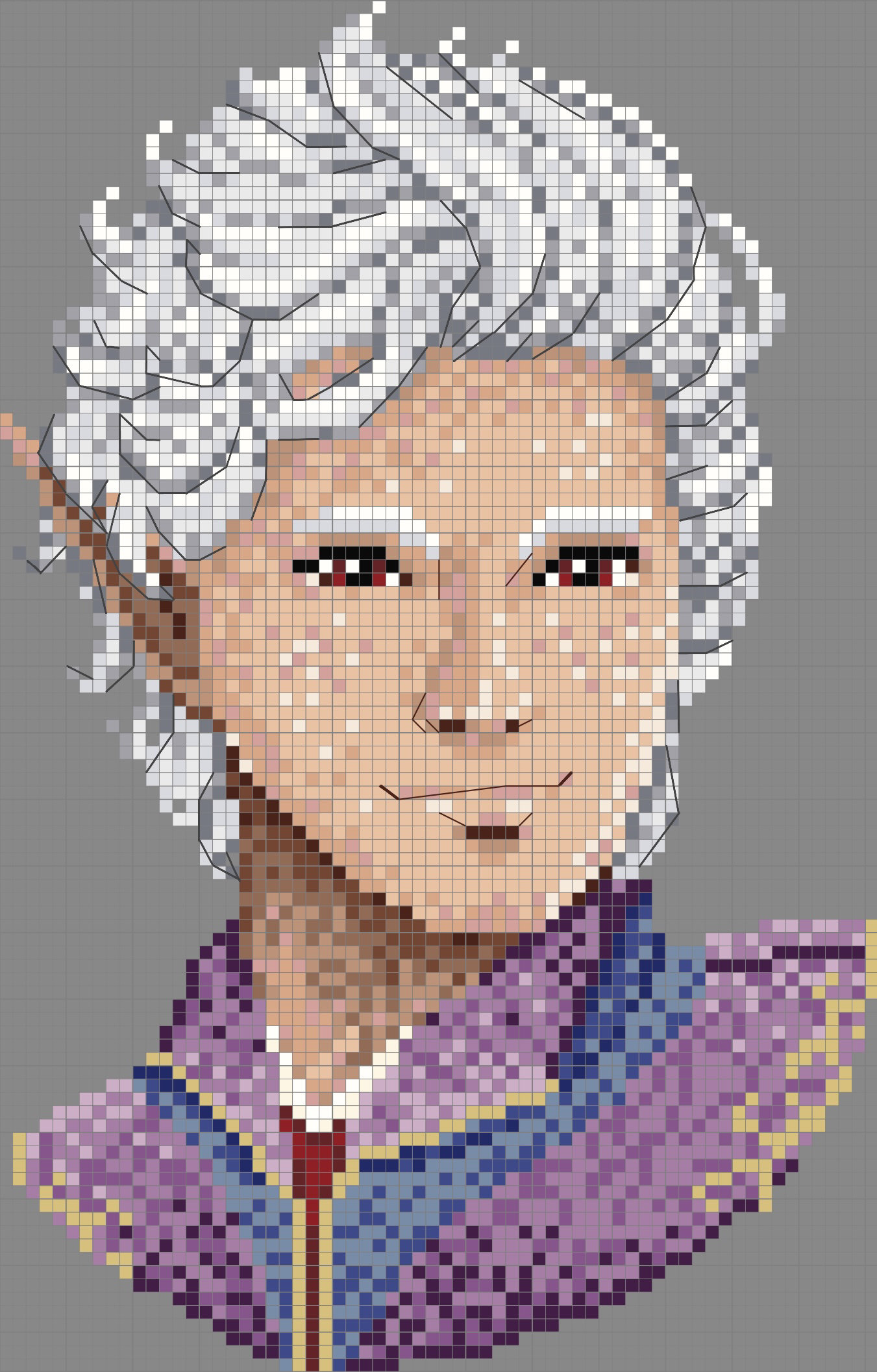 Astarion Baldur's Gate 3 Cross Stitch PDF Pattern - Etsy