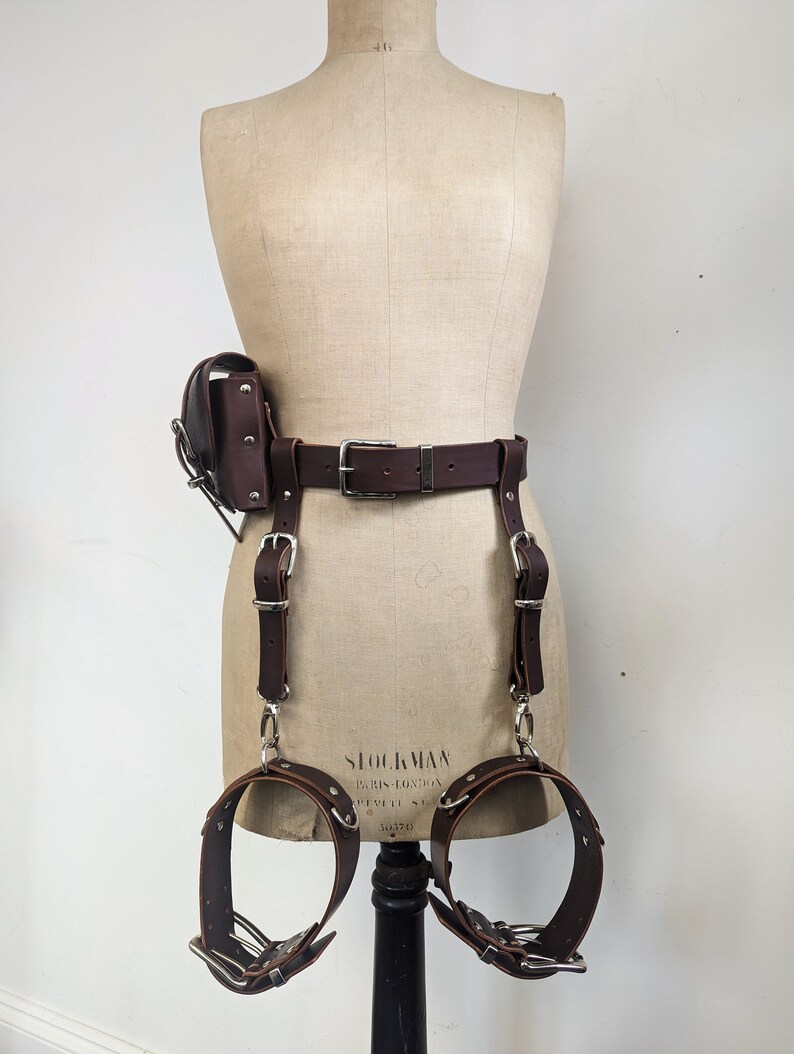 Mens Leg Suspenders | Leg Harness | Mens Leather Harness | Mens Harness ...