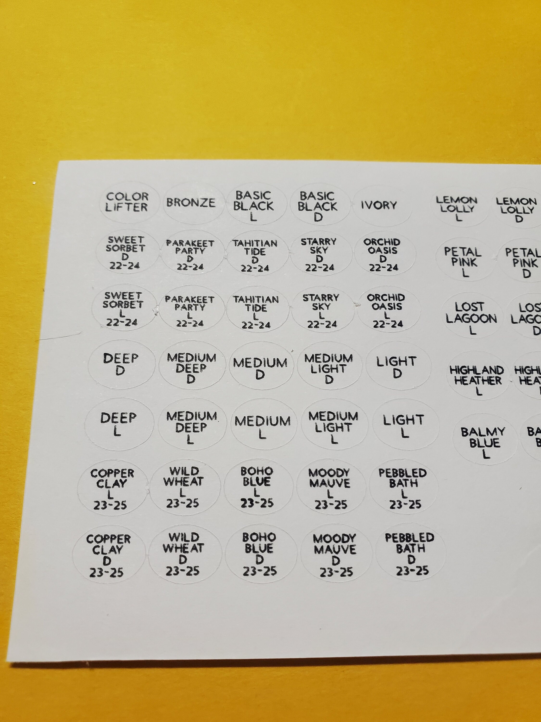 Sticker Labels for Blends - Etsy