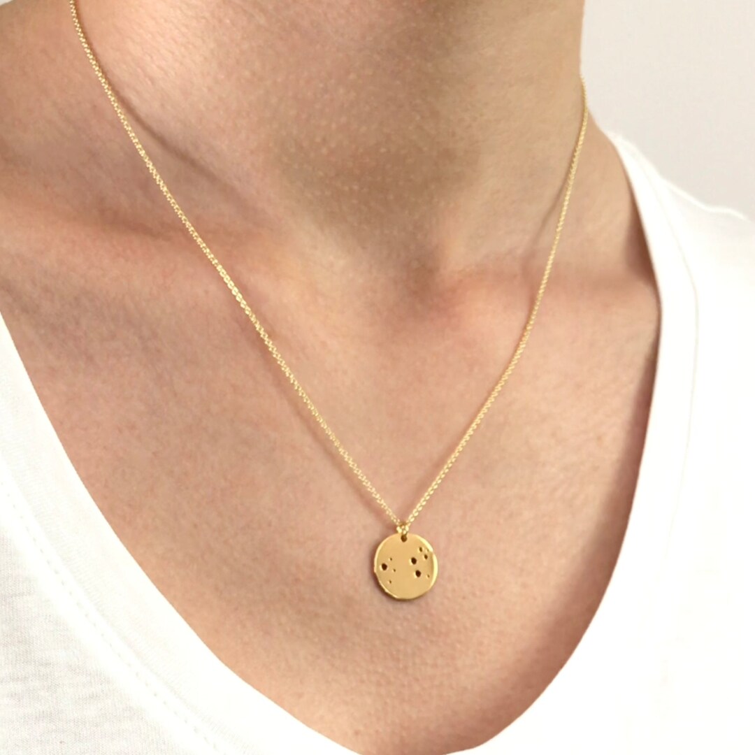 ZODIAC CHAIN Leo, 925 Silver Gold Plated, Filigree Chain, Special ...