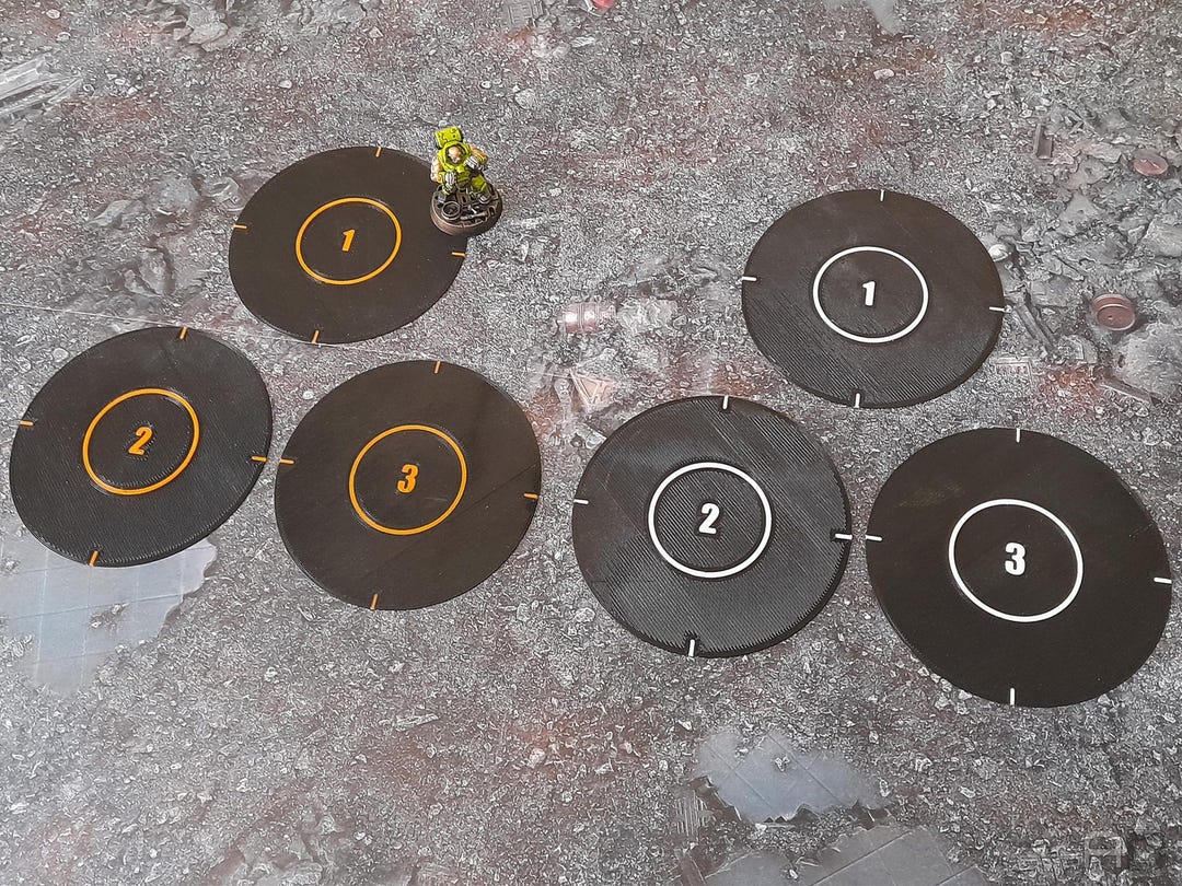 Kill Team Control Range Thin Objective Markers (90.8x0.6mm) - Etsy