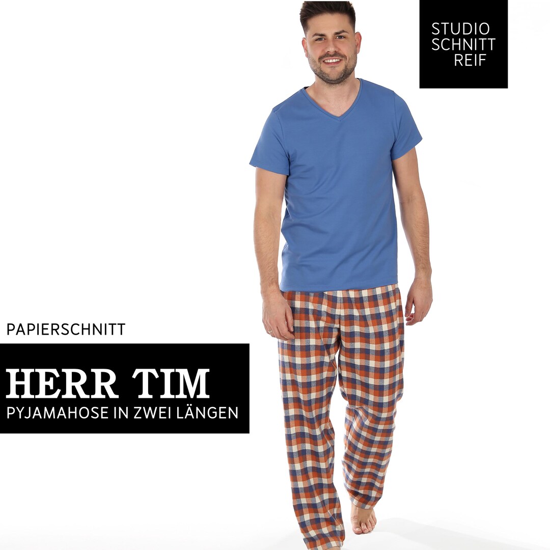 Pajama Pants MR. TIM | Paper Cut - Etsy