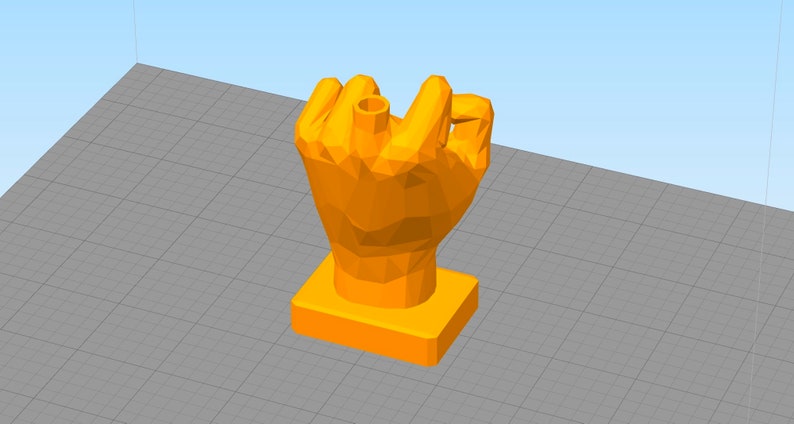 Middle Finger Planter Model 3D Print STL File - Etsy Australia