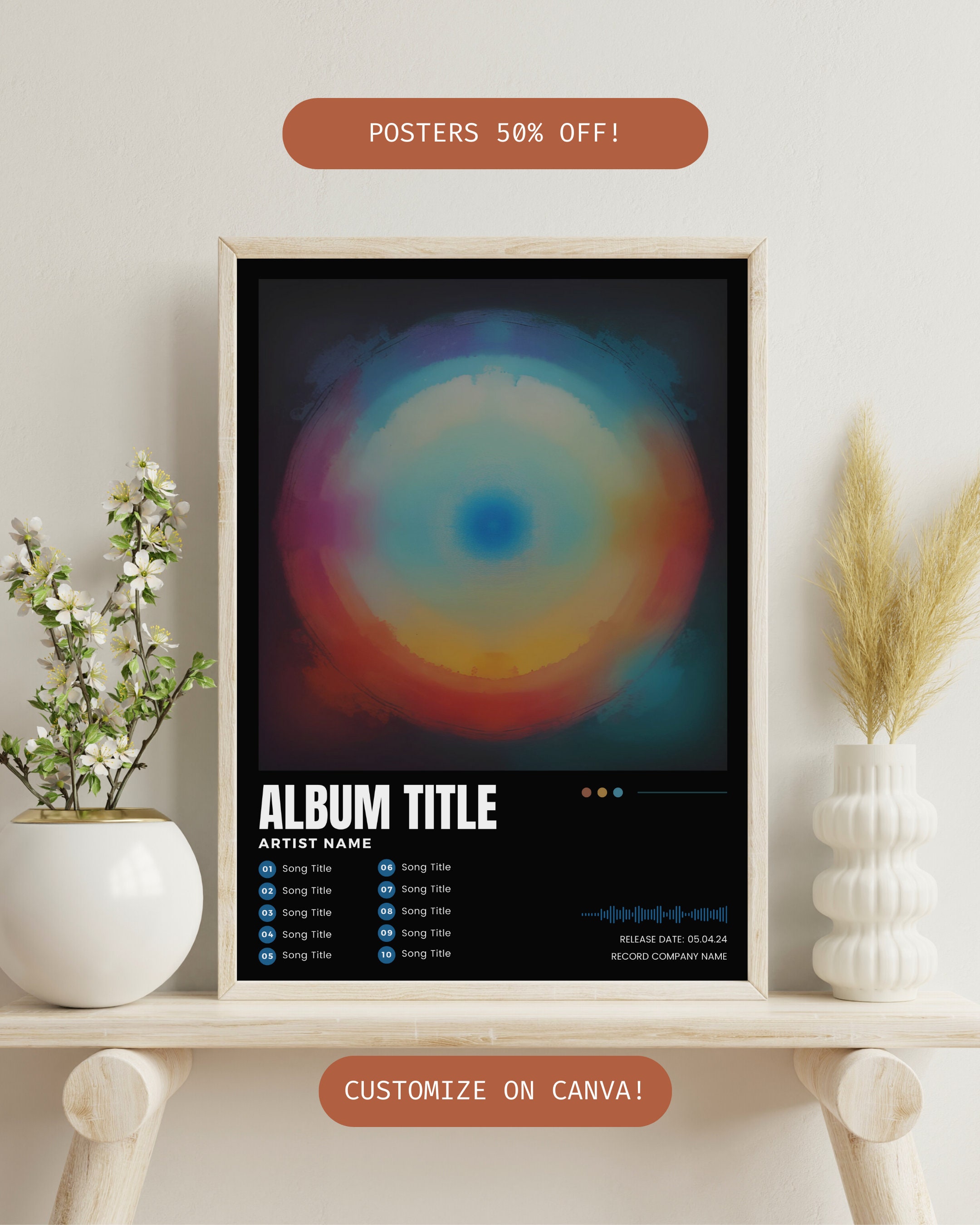 Personalized Album Art Prints, Custom Covers, and Editable Music ...