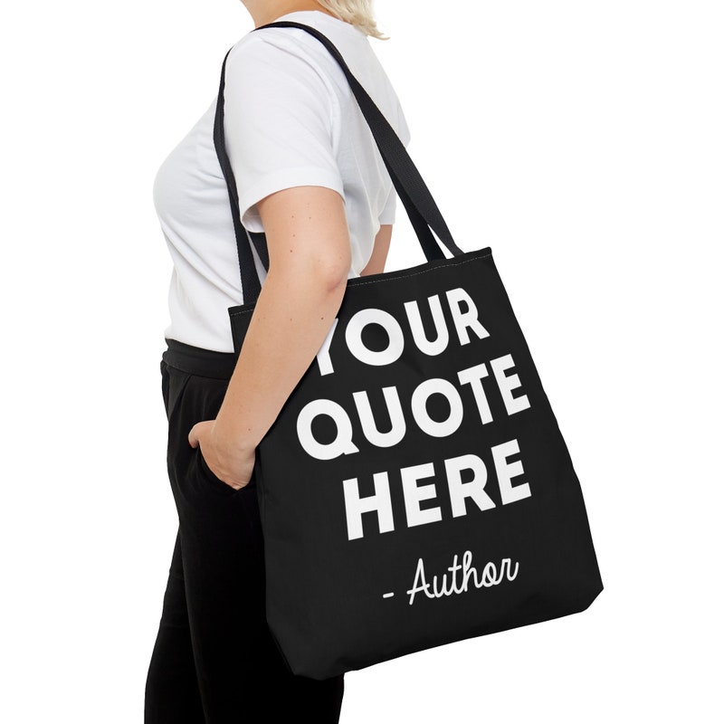 Quote Bag - Etsy
