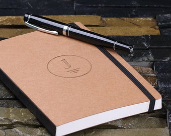 Custom logo notebook | Etsy