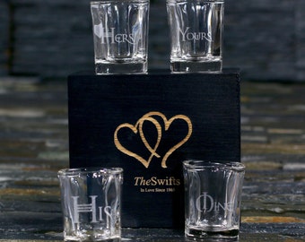 Shot glass box | Etsy