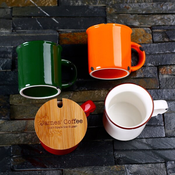 Vintage Enamel Mugs - Etsy