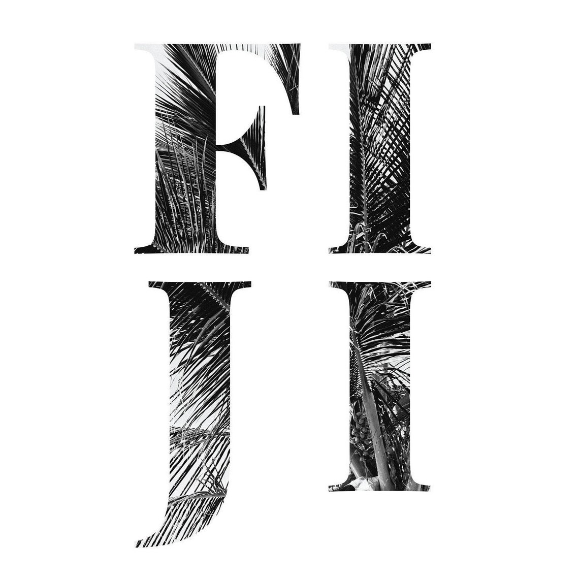 Fiji Poster Print Fiji Art Print Fiji Island Minimalist - Etsy