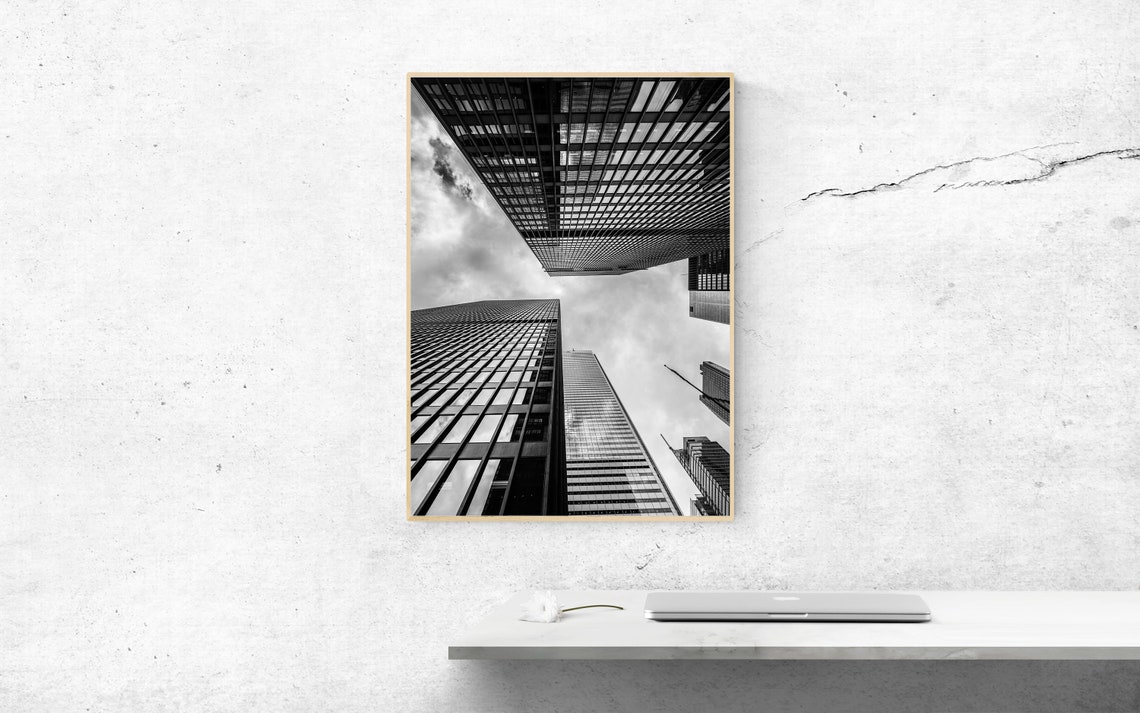 Skyscraper Print, Architecture Wall Print, Skyscraper Wall Print ...