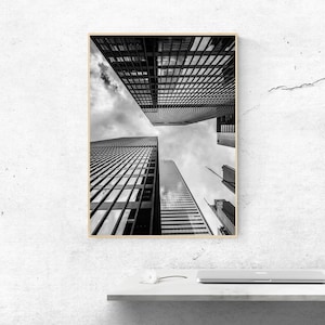 Skyscraper Print, Architecture Wall Print, Skyscraper Wall Print ...