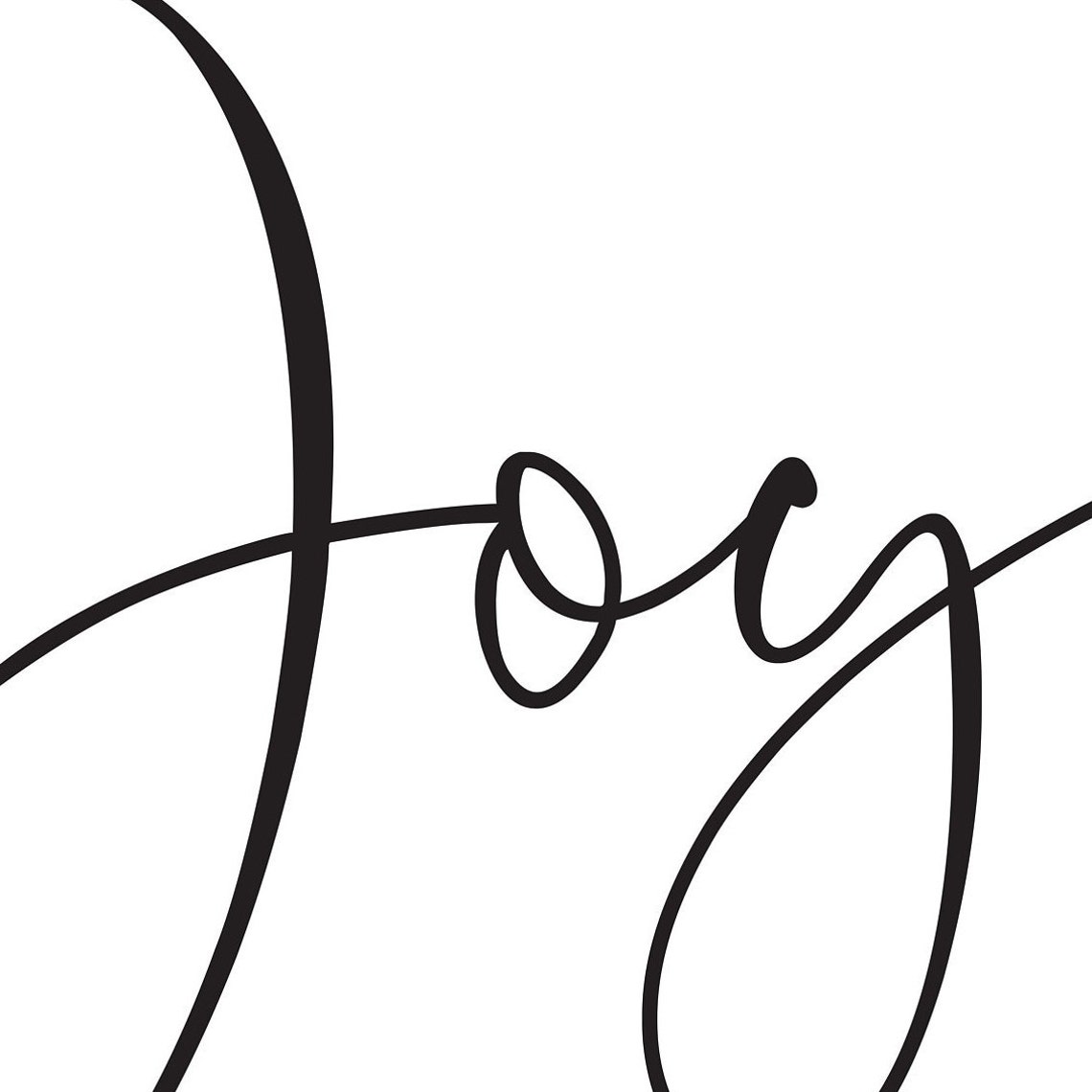 Joy Printable Joy Poster Minimalistic Wall Art Print - Etsy UK