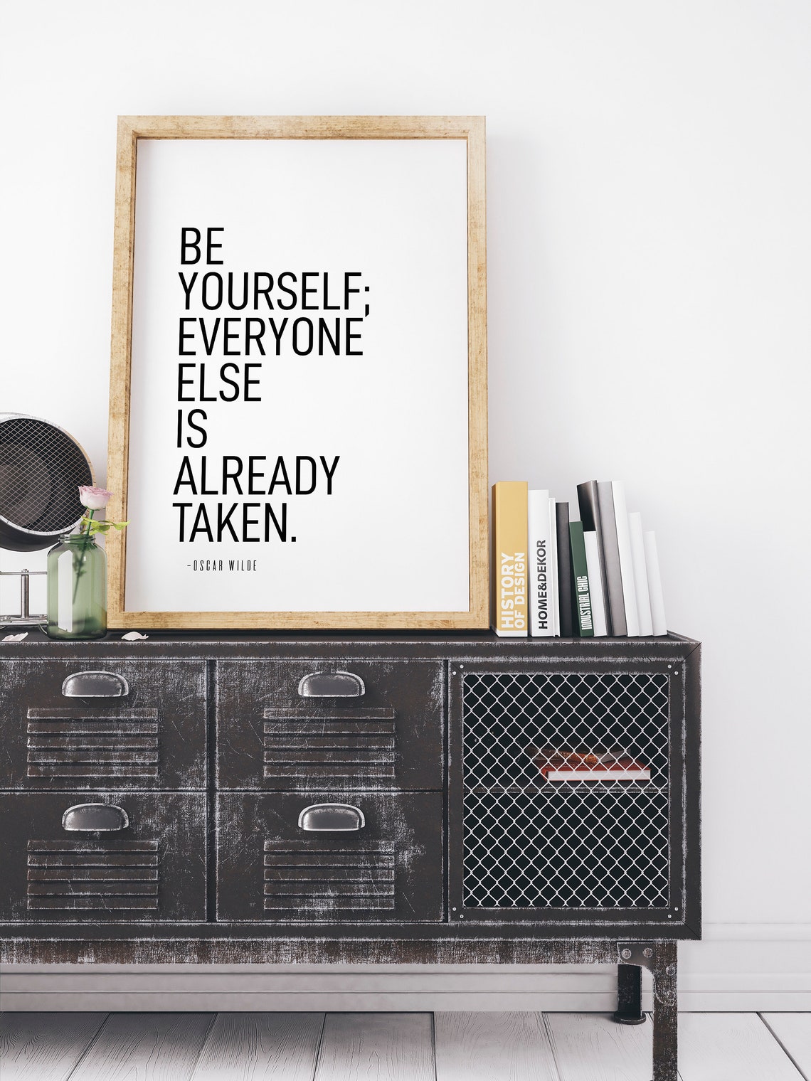Be Yourself Everyone Else is Already Taken Printable Wall Art, Oscar ...