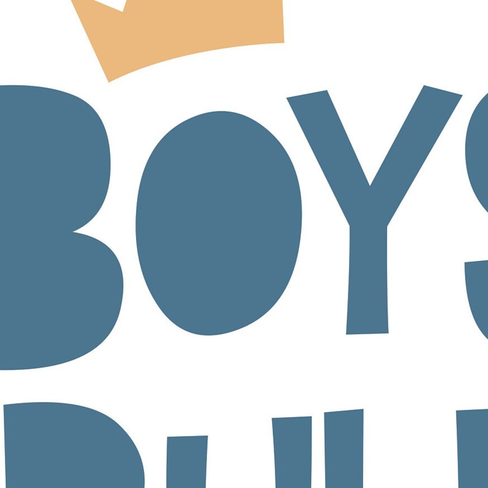 Boys Rule Wall Art Printable, Boys Room Nursery Printable, Boys ...