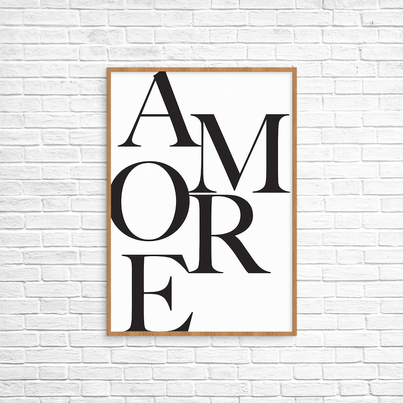 Amore Print - Etsy