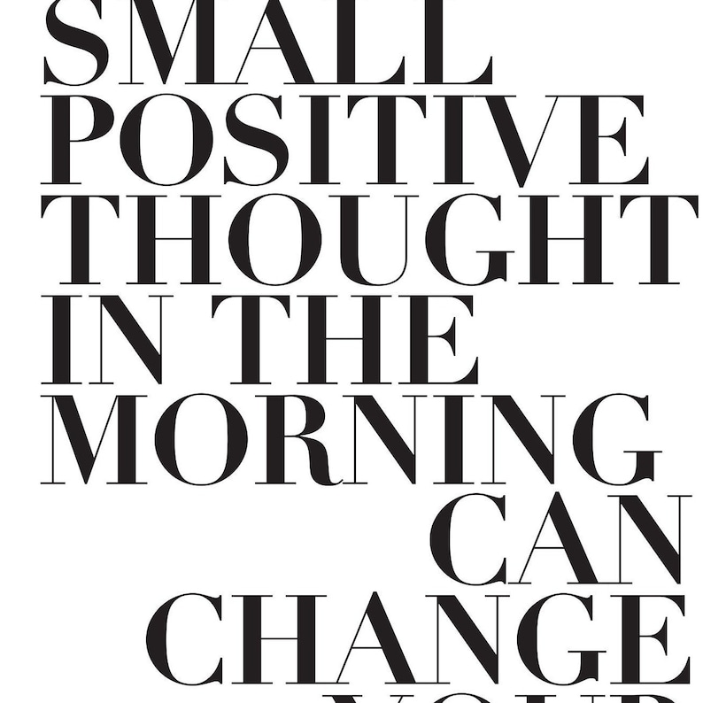 One Small Positive Thought Positive Thought Quotes Positive - Etsy