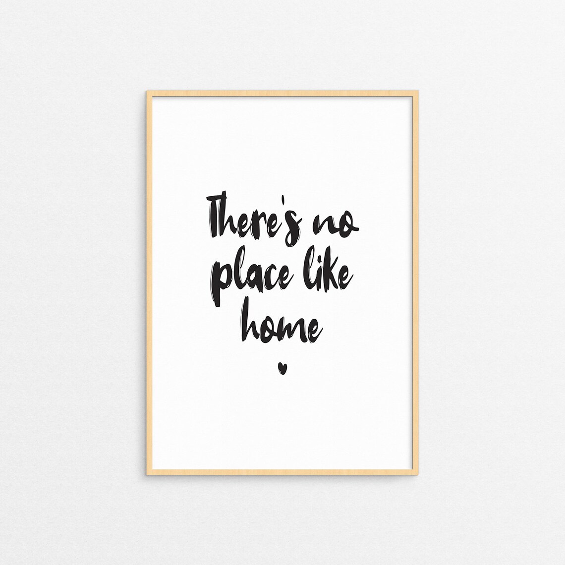 Theres No Place Like Home Printable Poster, Home Quotes, Housewarming ...