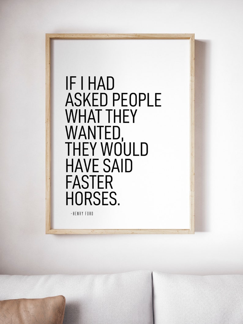 Henry Ford Famous Quote Printable Poster, Literary Quote, Car Lovers ...
