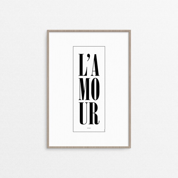 Amore Print - Etsy