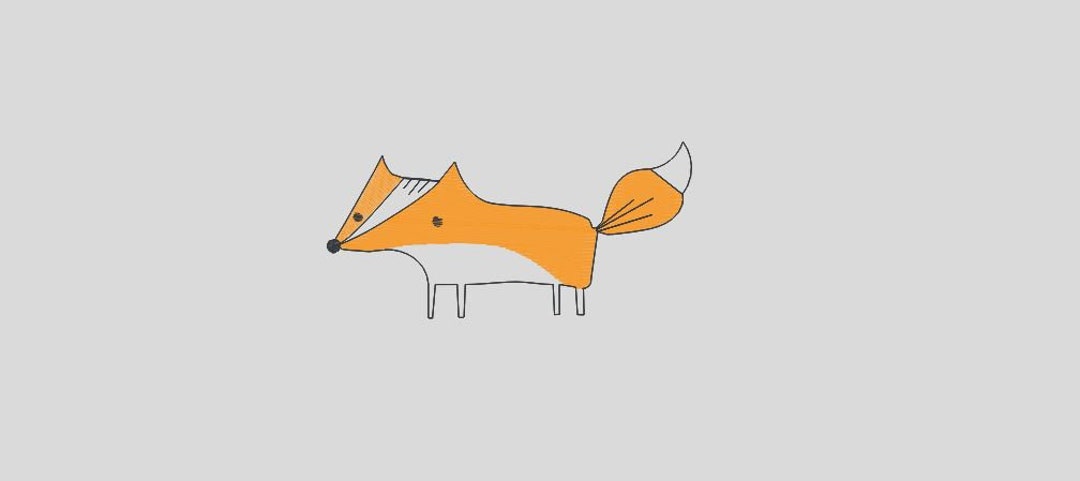 Fox Boho Embroidery File for Embroidery Machines 4 Sizes Pes Dst Exp ...