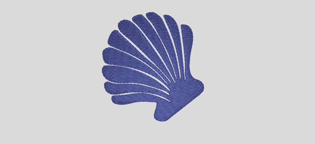 Shell Scallop Way of St. James Embroidery File for Embroidery Machines ...