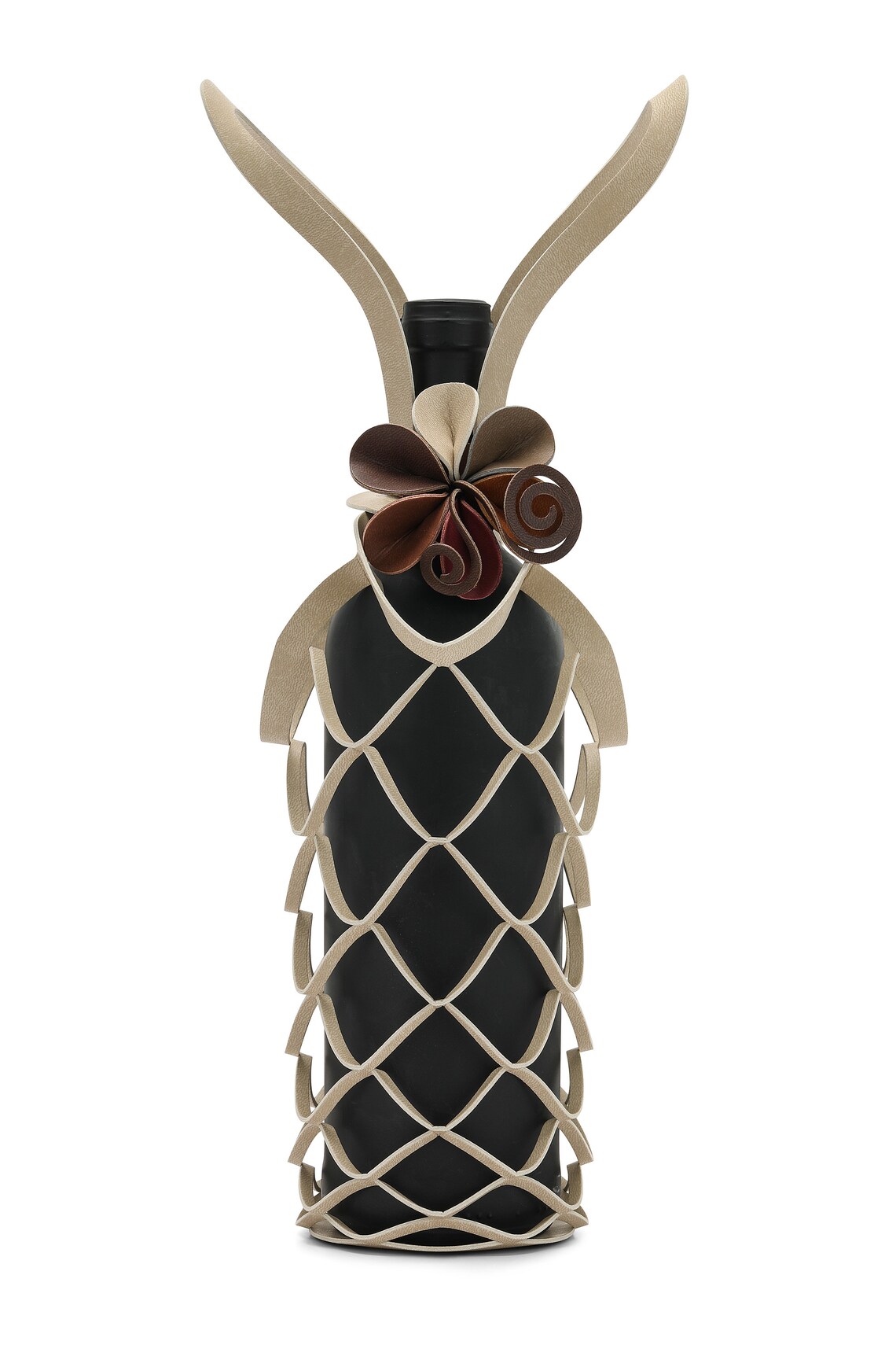 Bottle Holder With Single Vinstrip Flower - Etsy